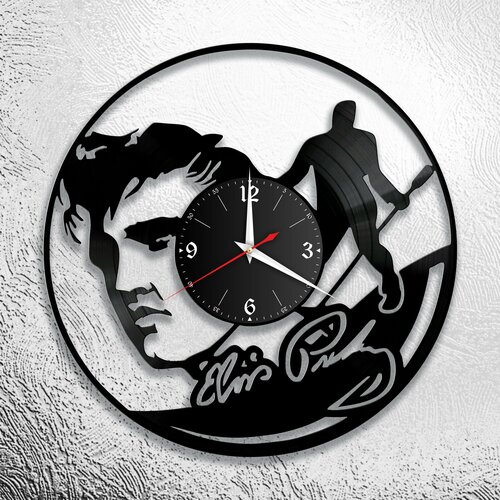 Настенные часы из виниловой пластинки с Элвисом Пресли/Elvis Presley