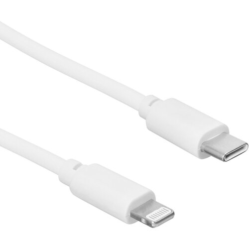 Кабель SunWind USB Type-C (m)-Lightning (m) 1м белый блистер