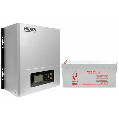 ИБП Hiden Control HPS20-1012N(настенный) и АКБ Рубин 12-200