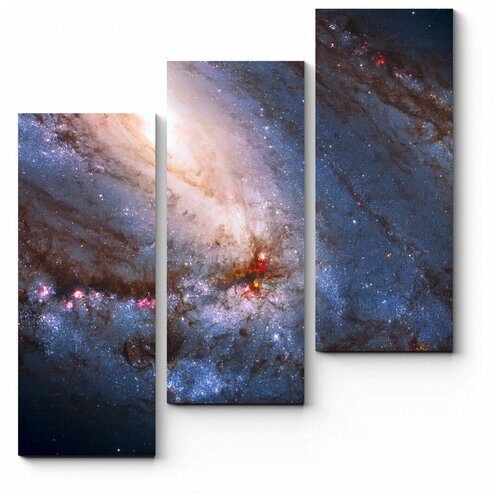 Модульная картина Свет галактик 120x128