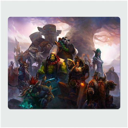 Коврик для компьютерной мышки Rocket - World of Warcraft, 23x19 см