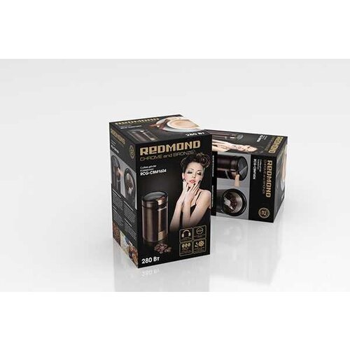Кофемолка Redmond RCG-CBM1604 280Вт сист. помол: ротац. нож вместим:50гр серый