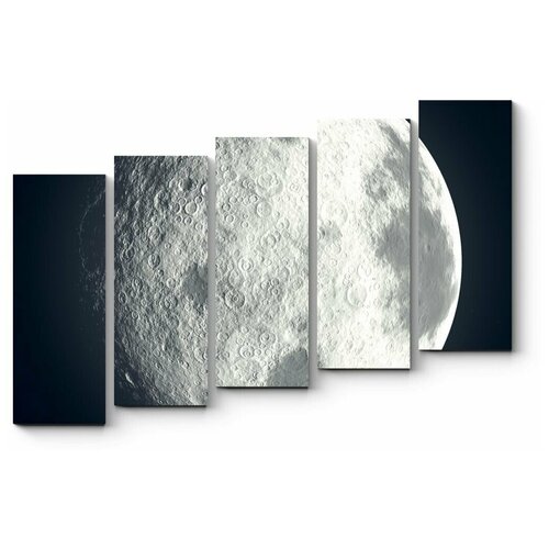 Модульная картина Безупречная Луна 200x140