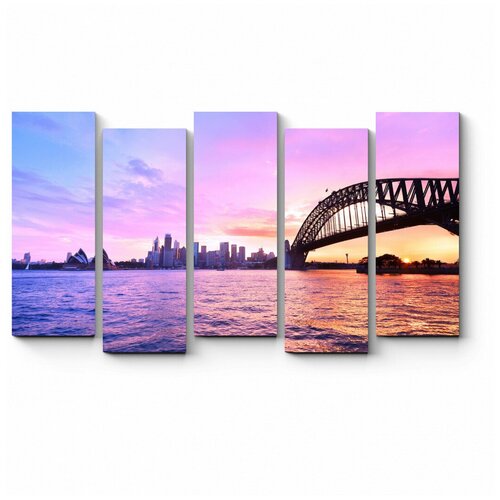 Модульная картина Неповторимая панорама Сиднея 120x69