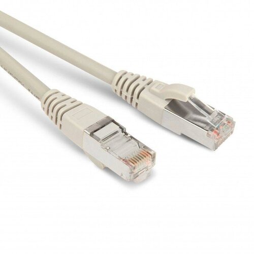 Патч-корд PC-LPM-STP-RJ45-RJ45-C5e-0.5M-LSZH-GY F/UTP экран. кат.5e LSZH 0.5м сер. | код.42307 | Hyperline (4шт. в упак.)