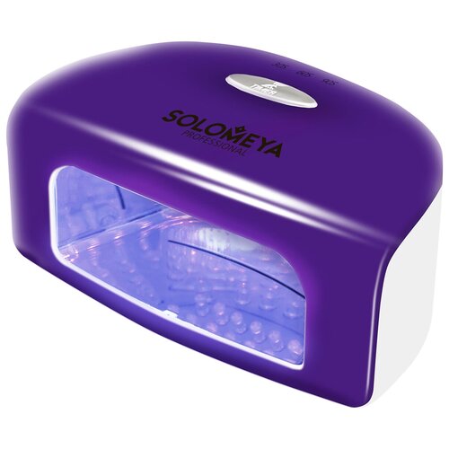 Solomeya Лампа для сушки ногтей Professional Super Arch 9G 9 Вт, LED фиолетовый/белый