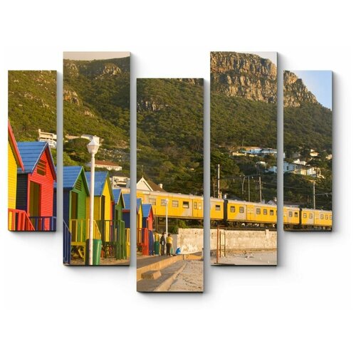 Модульная картина Яркие краски Кейптауна111x90