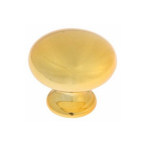Ручка-кнопка РК120, d=32 мм, пластик, цвет золото