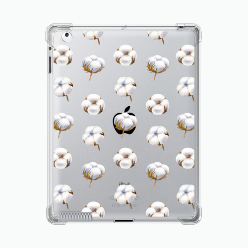 Противоударный силиконовый чехол для планшета Apple iPad 2/3/4 Принт хлопок
