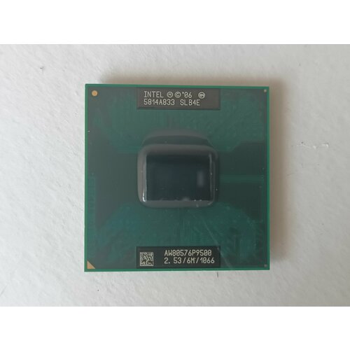 Intel Core2Duo P9500 2.53/6M/1066 Penryn 2 ядра, 2 потока PPGA478 процессор для ноутбука