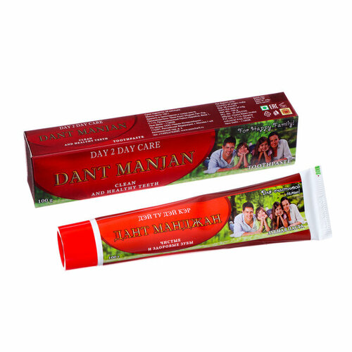 Зубная паста Дант Манджан Дэй Ту Дэй Кэр, 100 гр (комплект из 9 шт)