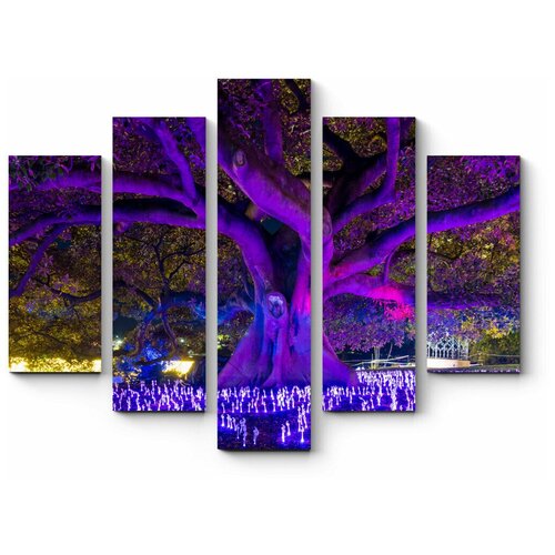 Модульная картина Фестиваль света, Сидней 115x92