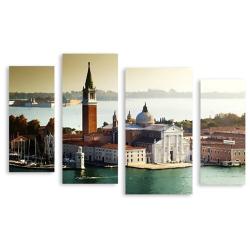 Модульная картина на холсте "Венеция" 90x59 см