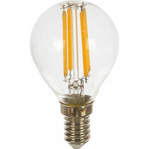 Лампа светодиодная LED 9 Вт 680 Лм 2700К теплая Е14 Шар Filament | код.105801109 | GAUSS (3шт. в упак.)
