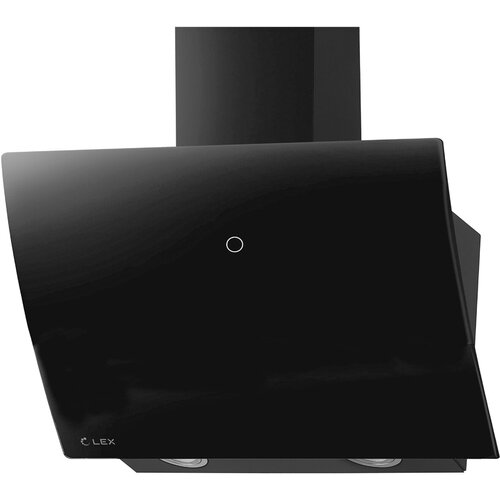 Наклонная вытяжка LEX Plaza GS 600, цвет корпуса black, цвет окантовки/панели черный