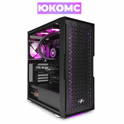 Игровой PC юкомс i7 14700KF, RX 5600 XT 6GB, HDD 1TB, SSD 480GB, 16GB DDR5, БП 500W, win 10 pro, Big black case