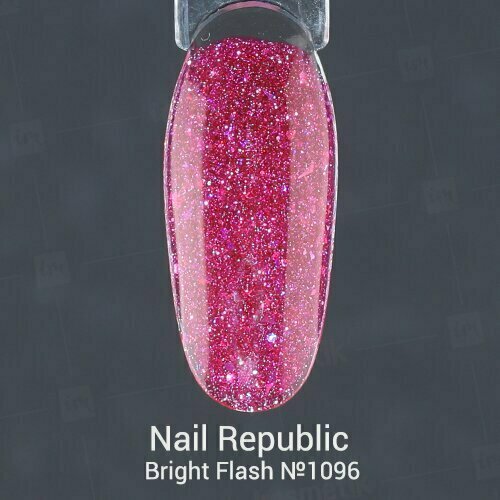 NAIL REPUBLIC BRIGHT FLASH светоотражающий гель-лак №1096 10 МЛ