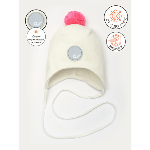 Шапка ARTEL, размер 46, белый