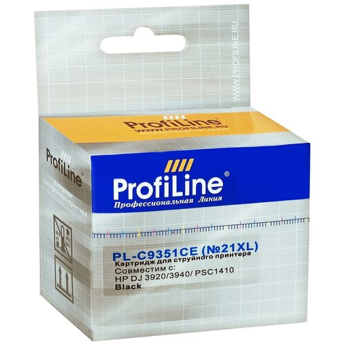 Картридж ProfiLine PL-C9351CE-BK, 475 стр, черный