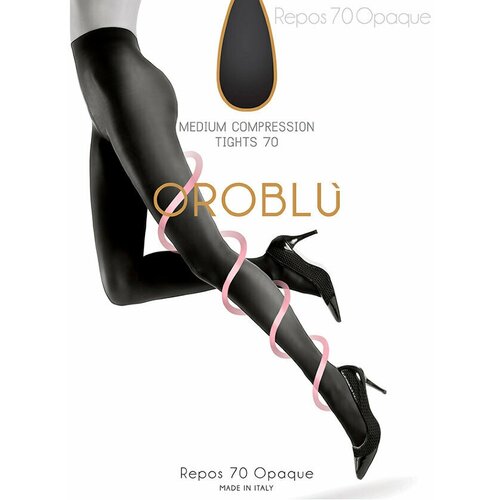 Колготки  Oroblu Repos, 70 den, размер 1, черный