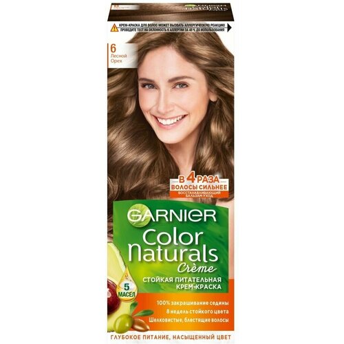 Garnier Color Naturals Краска для волос, тон 6 Лесной орех