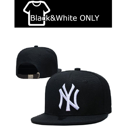 Бейсболка Black & White, размер 52-60, черный