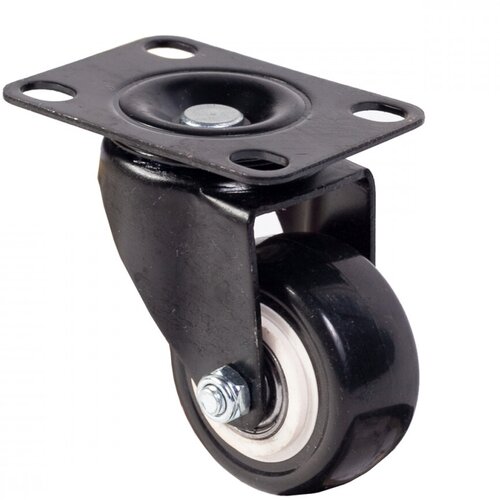 Поворотное мебельное колесо А5 черное, 50 мм