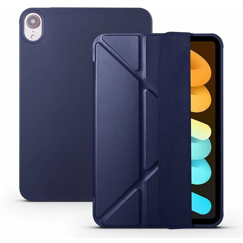 Чехол iPad mini 6 с охлаждением Y-cложение темно-синий