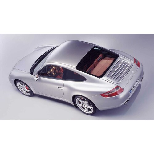 Картина на холсте 60x110 Альянс Лес "Porsche" на подрамнике / интерьер/ декор