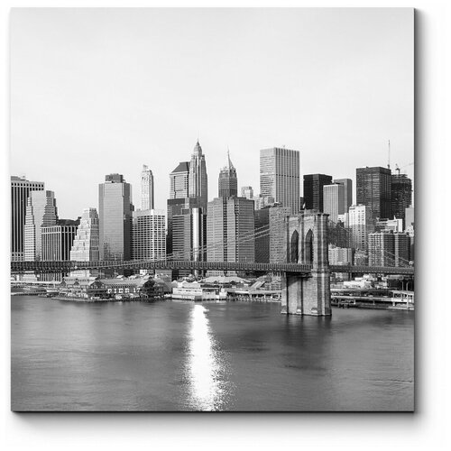 Модульная картина Панорама Манхэттена 40x40