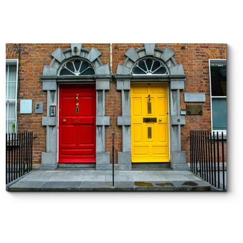Модульная картина Красочные двери в Килкенни40x27