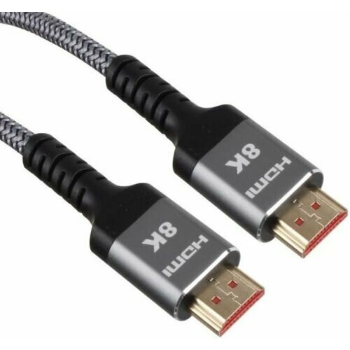 Vcom Кабель интерфейсный HDMI-HDMI ACG859A-1.0 19M M, ver. 2.1 8KX60Hz Econom оплетка 1m iOpen