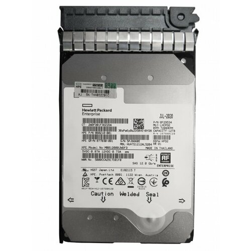 Жесткий Диск HP 877030-001 12Tb 7200 SAS 3,5" HDD