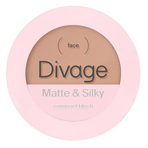 Дивейдж / Divage - Компактные румяна для лица Matte&Silky Compact Blush тон 01, 4 г