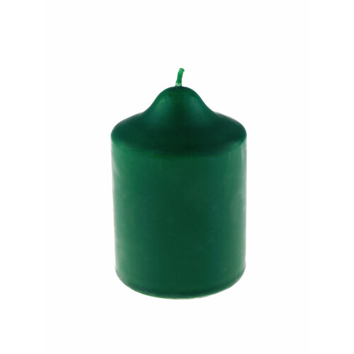 Свеча Бочонок ароматическая "Можжевельник" 70х100 мм, цвет: зеленый, запах: можжевельник