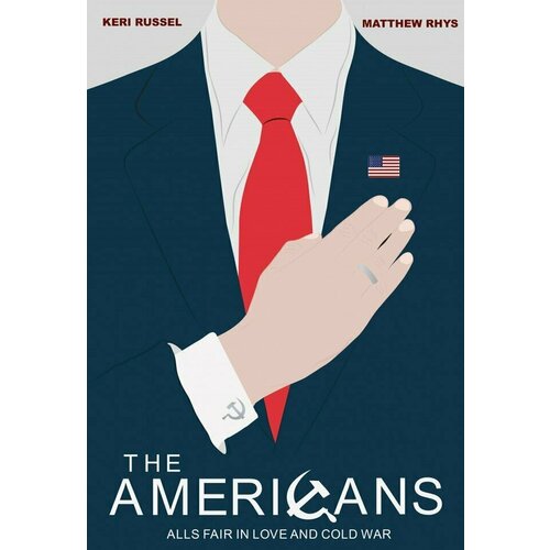 Плакат, постер на холсте The Americans/Американцы. Размер 60 х 84 см