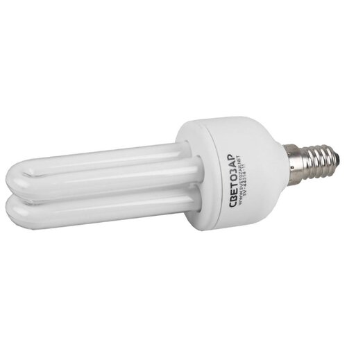 Лампа энергосберегающая СВЕТОЗАР «стержень» SV-44314-11, цоколь E14, 6000ч