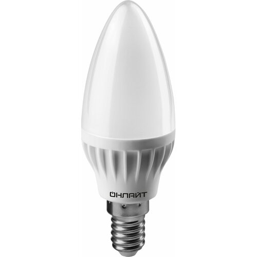 Лампа светодиодная LED 6вт E14 белый матовая свеча онлайт | код. 19207 | NAVIGATOR ( 1шт. )