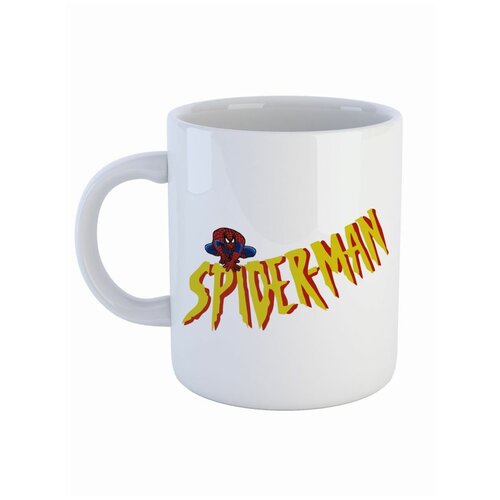 Кружка СувенирShop "Spider-man/Человек-паук/Marvel" 330 мл