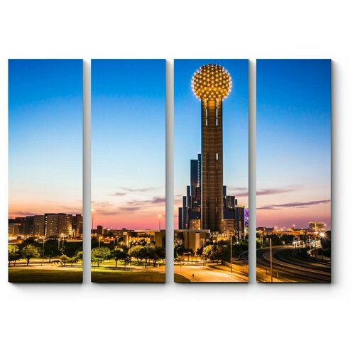 Модульная картина Реюньон Башня в Далласе100x75