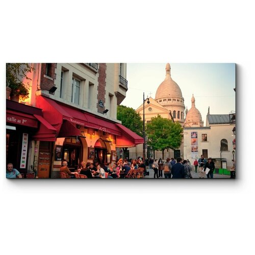 Модульная картина Улица в Париже50x25