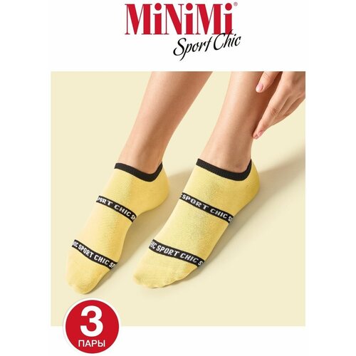 Носки MiNiMi, 3 пары, размер 35-38 (23-25), желтый