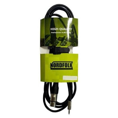 Кабель микрофонный NordFolk Mini Jack - XLR/F 3m NXJ003