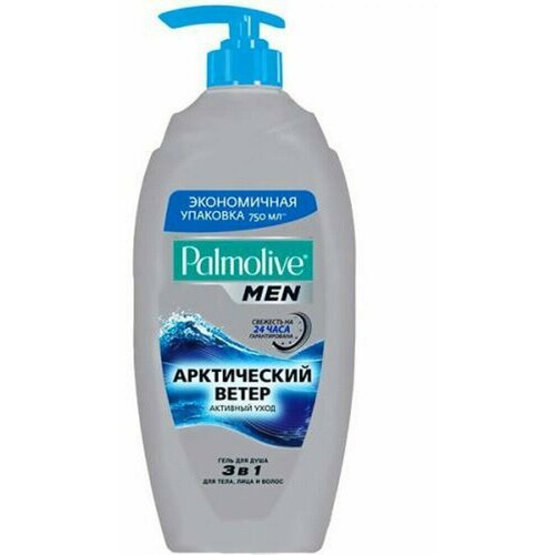 Гель для душа PALMOLIVE Men 3в1, Арктический Ветер