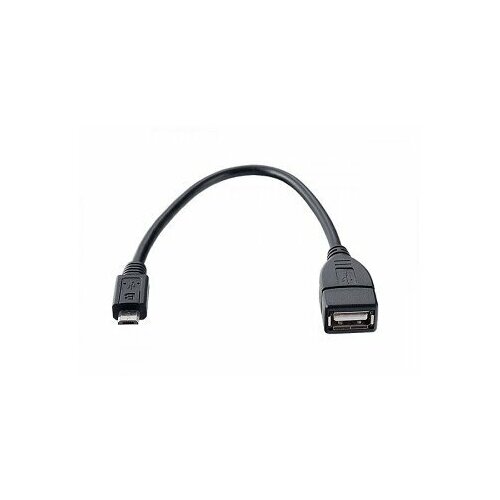Мультимедийный кабель USB 2.0 А розетка - Micro USB вилка (OTG) , Длина 0.2 м