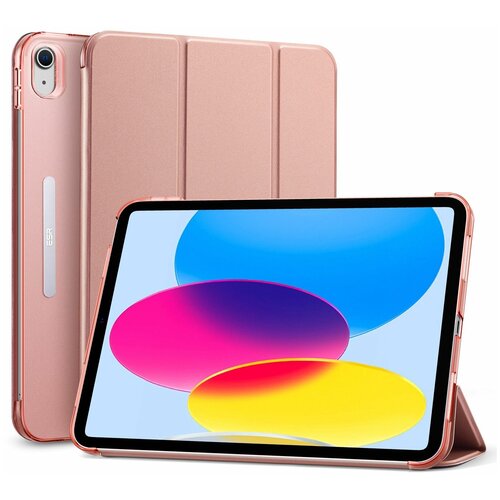 Чехол книжка ESR Ascend Trifold Case для iPad 10th Generation 2022 - Rose Gold, розовое золото