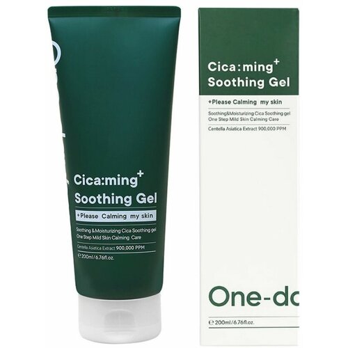 One-day's you Успокаивающий и увлажняющий гель для лица с центеллой / Cica: ming Soothing Gel, 200 мл