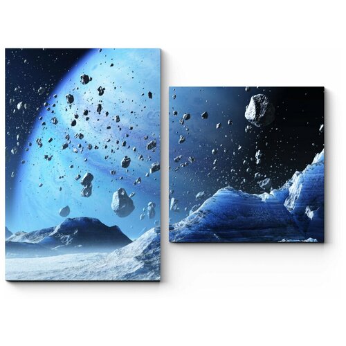 Модульная картина Метеоритный дождь 200x150