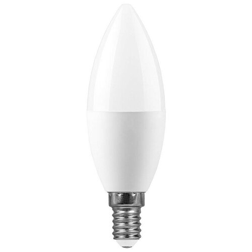 Лампа светодиодная LED 13вт E14 дневной матовая свеча 38109 FERON