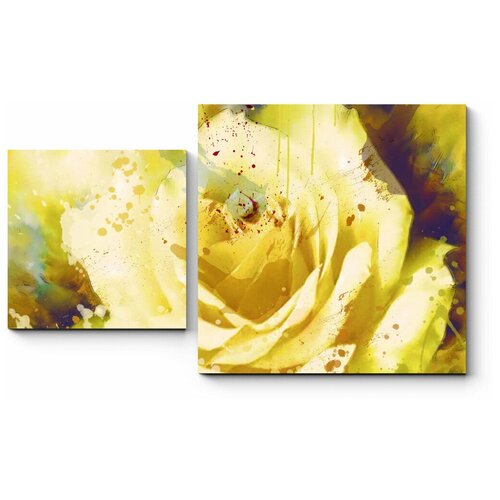 Модульная картина Прекрасный цветок розы 50x30